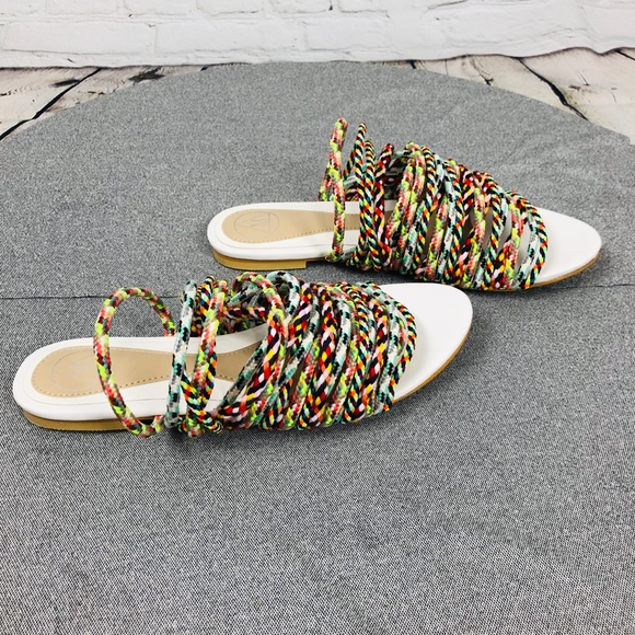 Missguided | Shoes | Niob Missguided Color Rope Mule Sandals Sz6 | Poshmark